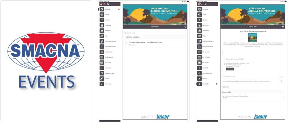 SMACNA Events App